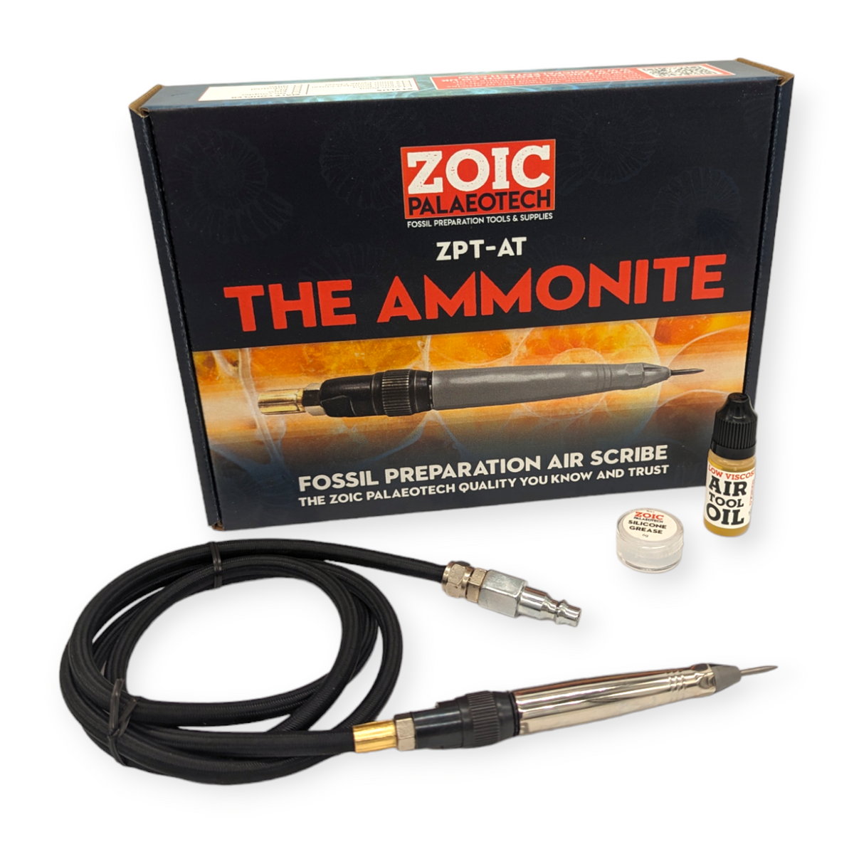ZPT-AT The Ammonite - Budget fossil preparation tool – ZOIC PalaeoTech Limited