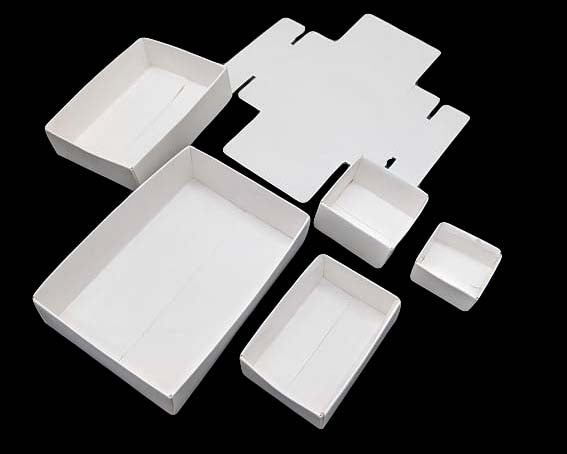 Cardboard Trays (White) Various Sizes – ZOIC PalaeoTech Limited