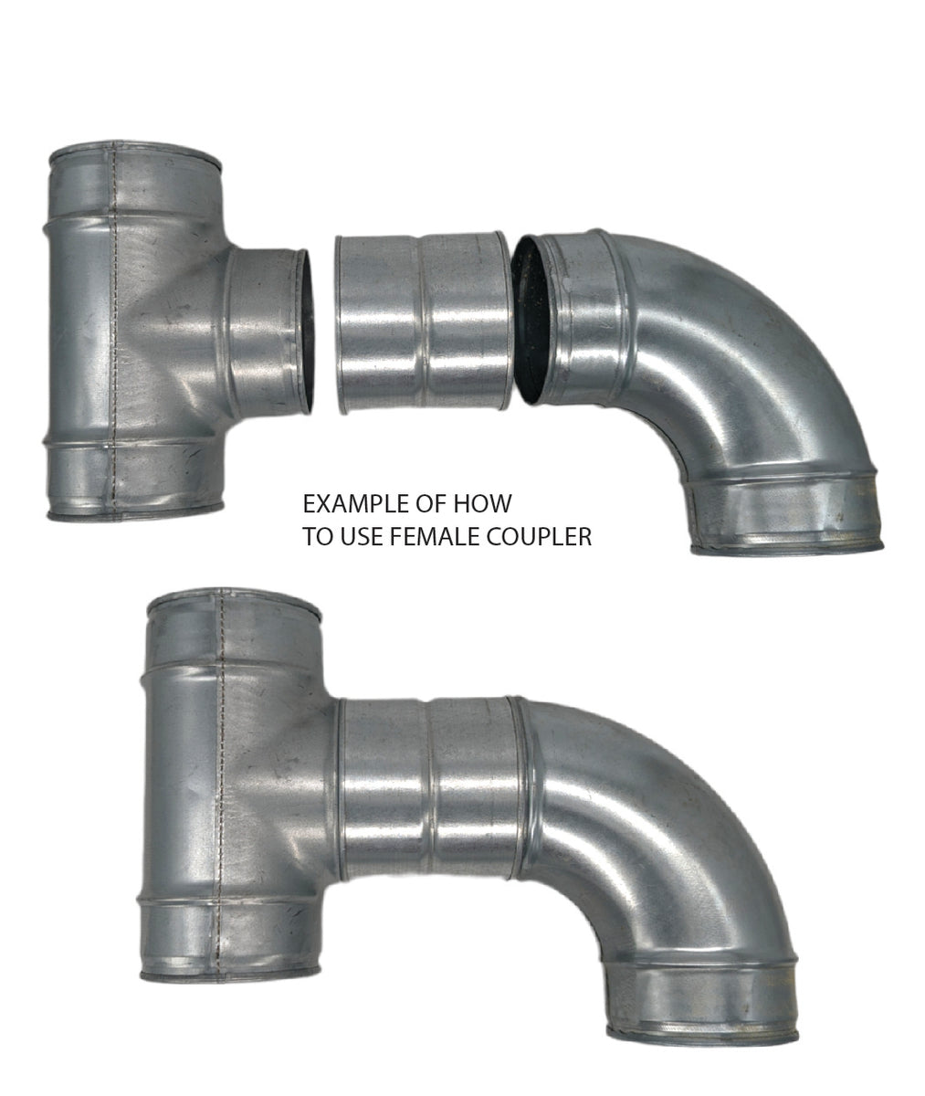 Female-Female Coupler - 100mm – ZOIC PalaeoTech Limited