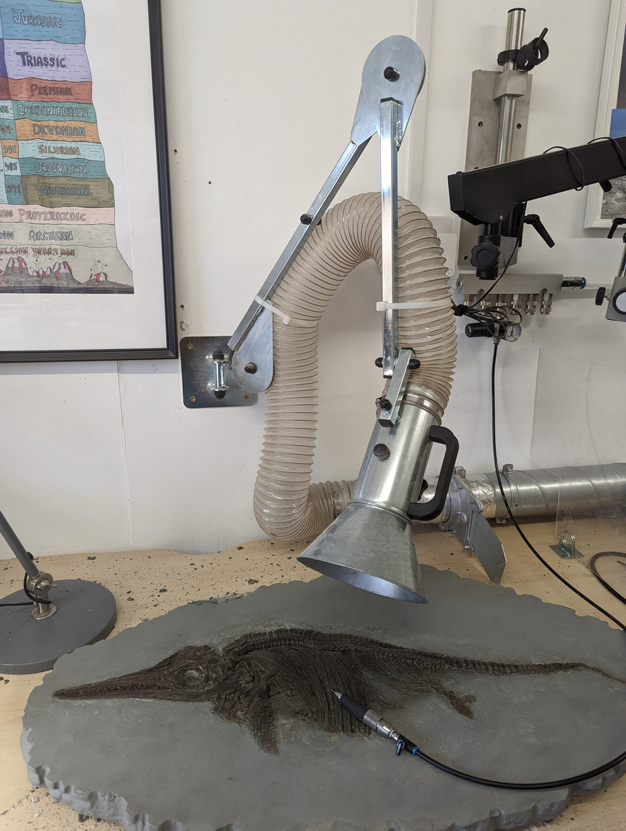 Dust Extraction Arm 1m Radius (100mm) – ZOIC PalaeoTech Limited