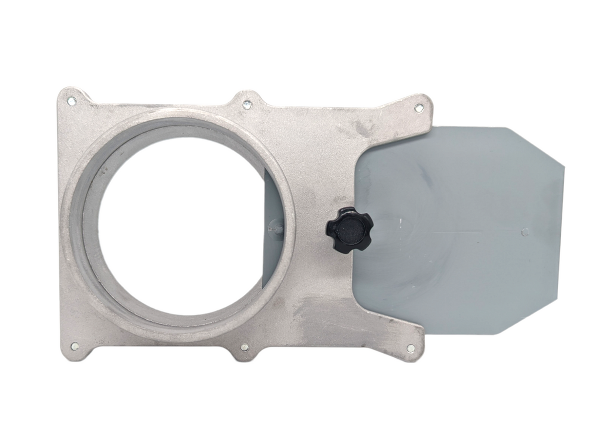 Blast Gate 100mm (Aluminium) – ZOIC PalaeoTech Limited