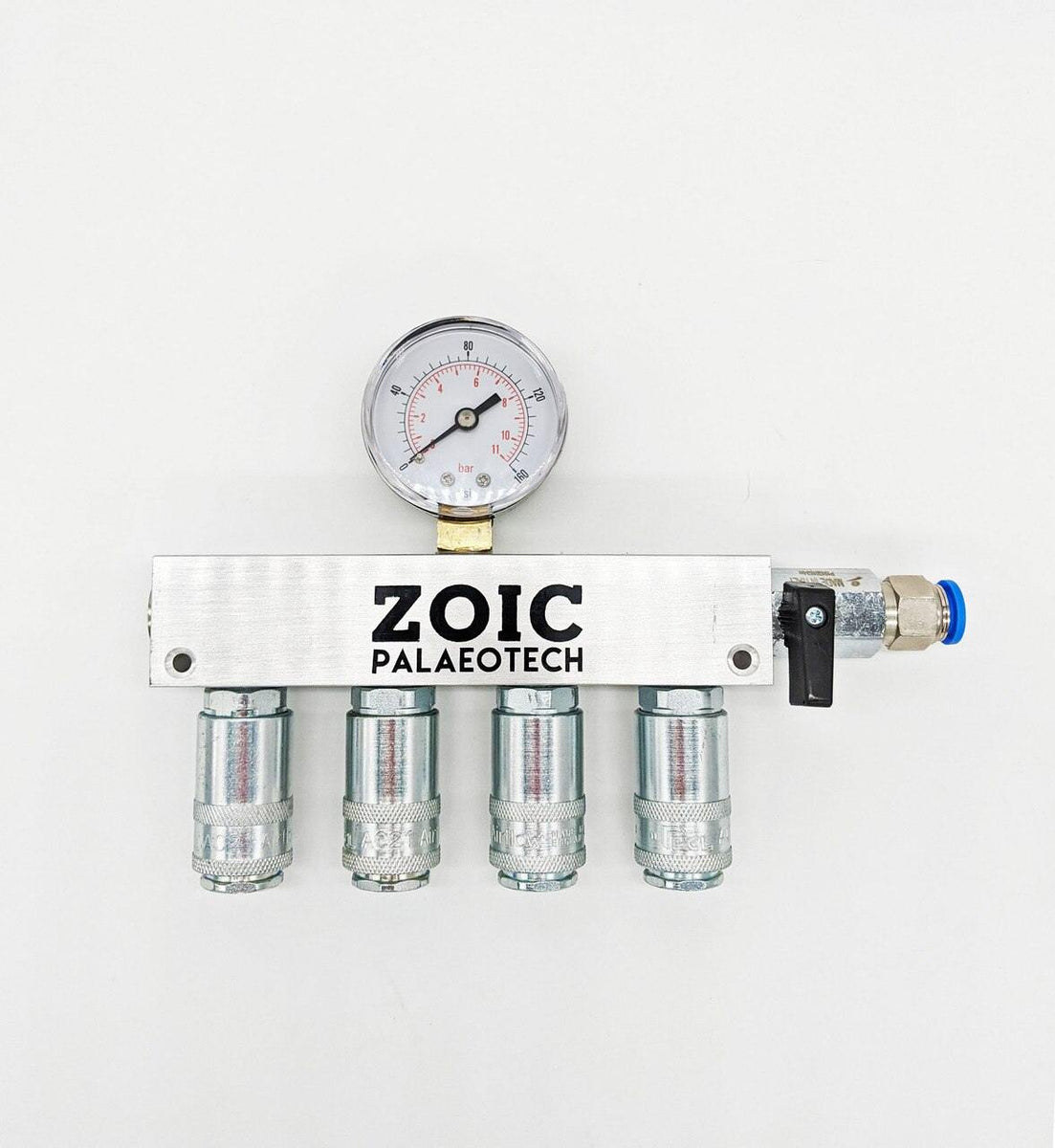 4-Way Pneumatic Manifold Compressed Air Splitter (Quick Connectors ...