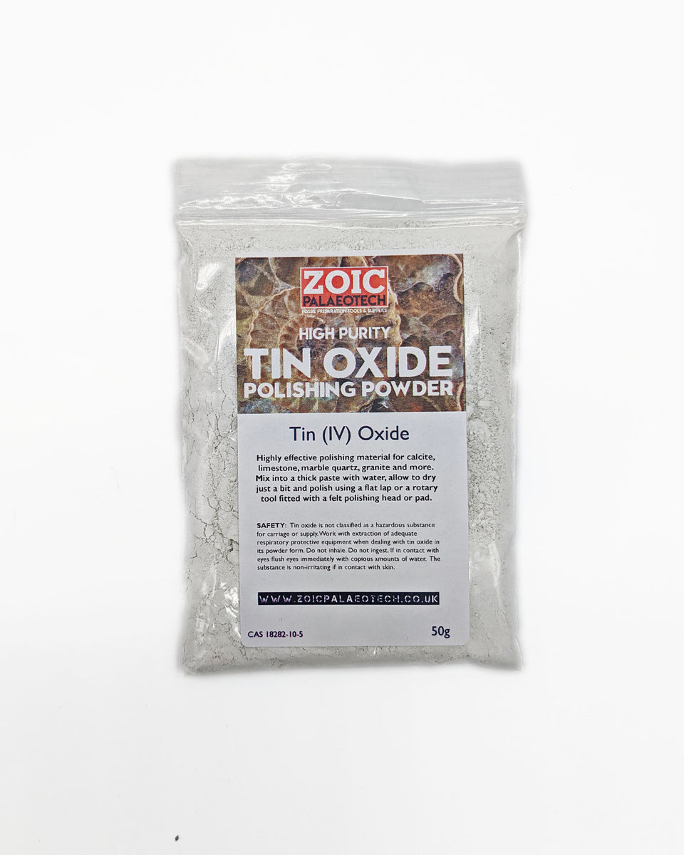 Tin Oxide Polishing Powder – ZOIC PalaeoTech Limited