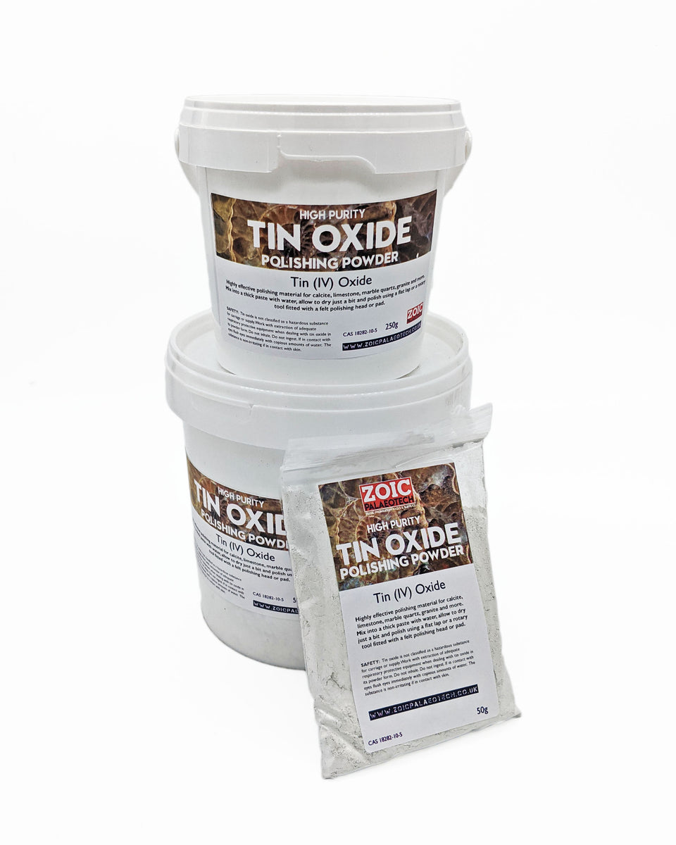 Tin Oxide Polishing Powder – ZOIC PalaeoTech Limited