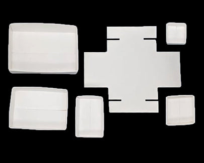 Cardboard Trays (White) Various Sizes – ZOIC PalaeoTech Limited