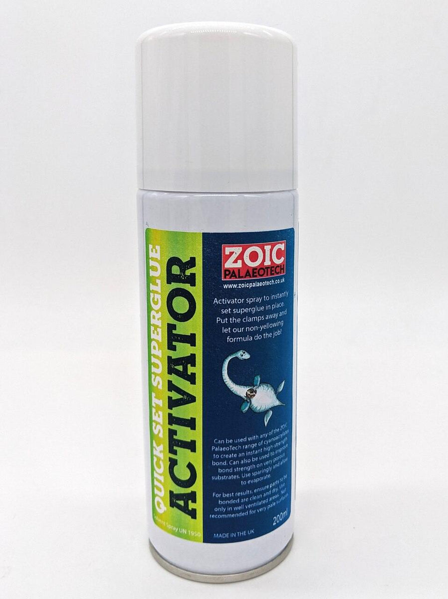 Superglue Activator Spray | for Rocks, Minerals & Fossils – ZOIC ...